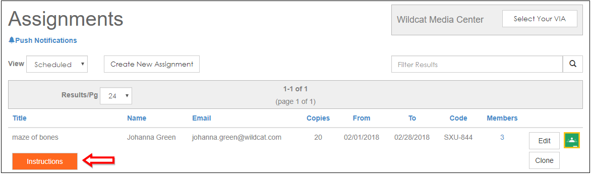 Create an Assignment